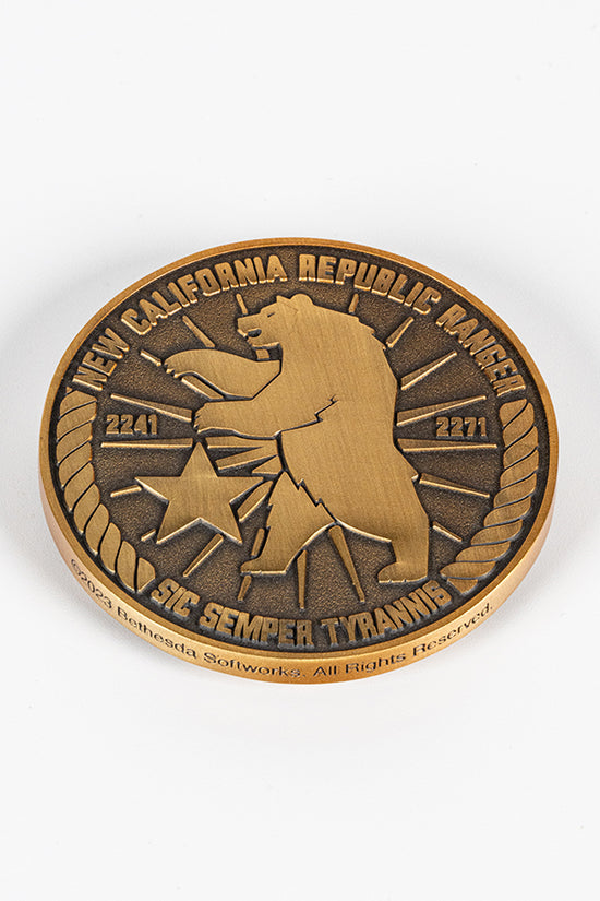 Fallout NCR Ranger Challenge Coin – Bethesda International Gear Store
