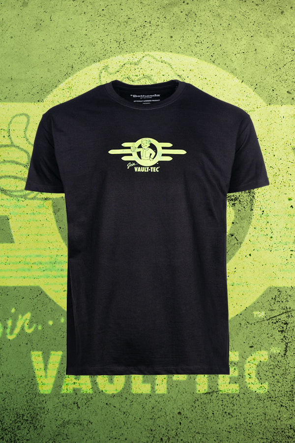 Fallout Join Vault-Tec Tee – Bethesda International Gear Store