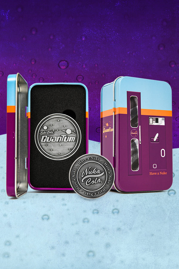 Nuka Quantum Coin in Mini Fridge Tin – Bethesda International Gear Store
