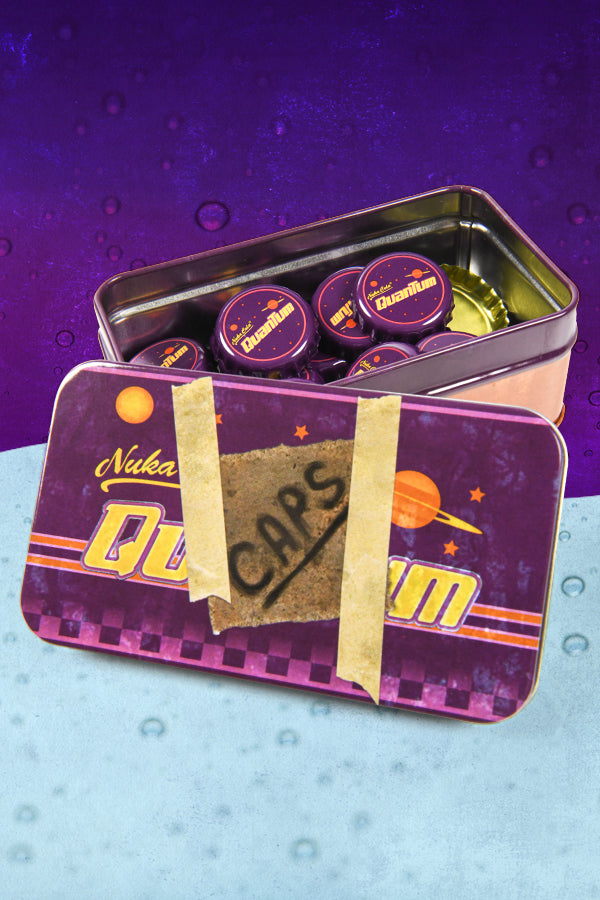 Fallout Bottle Cap Series: Nuka-Cola Quantum with Collectible Tin ...