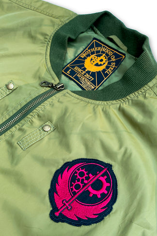 Fallout Brotherhood of Steel Bomber Jacket – Bethesda International ...